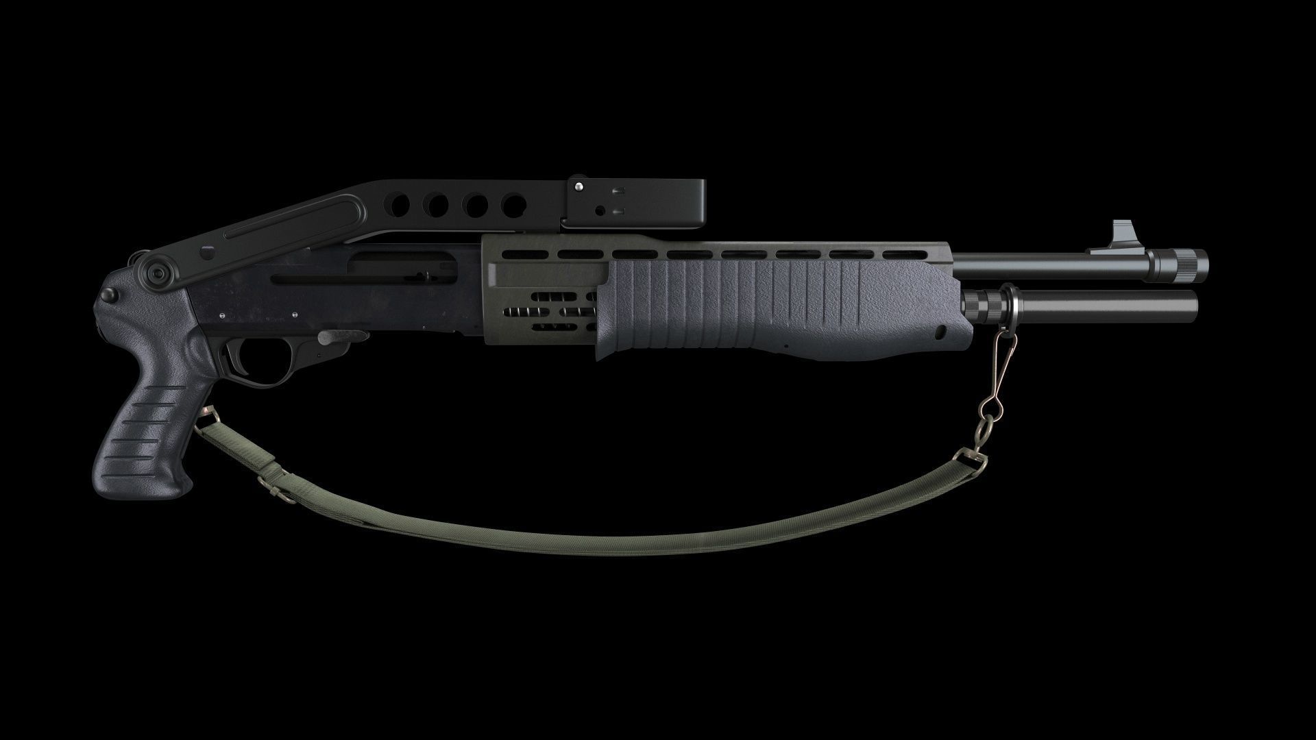 Franchi SPAS 12 3D model | CGTrader