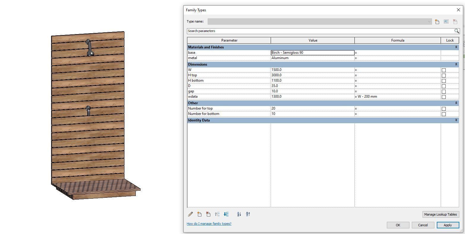 Exterior shower - Full parametric Revit Family free VR / AR / low-poly ...