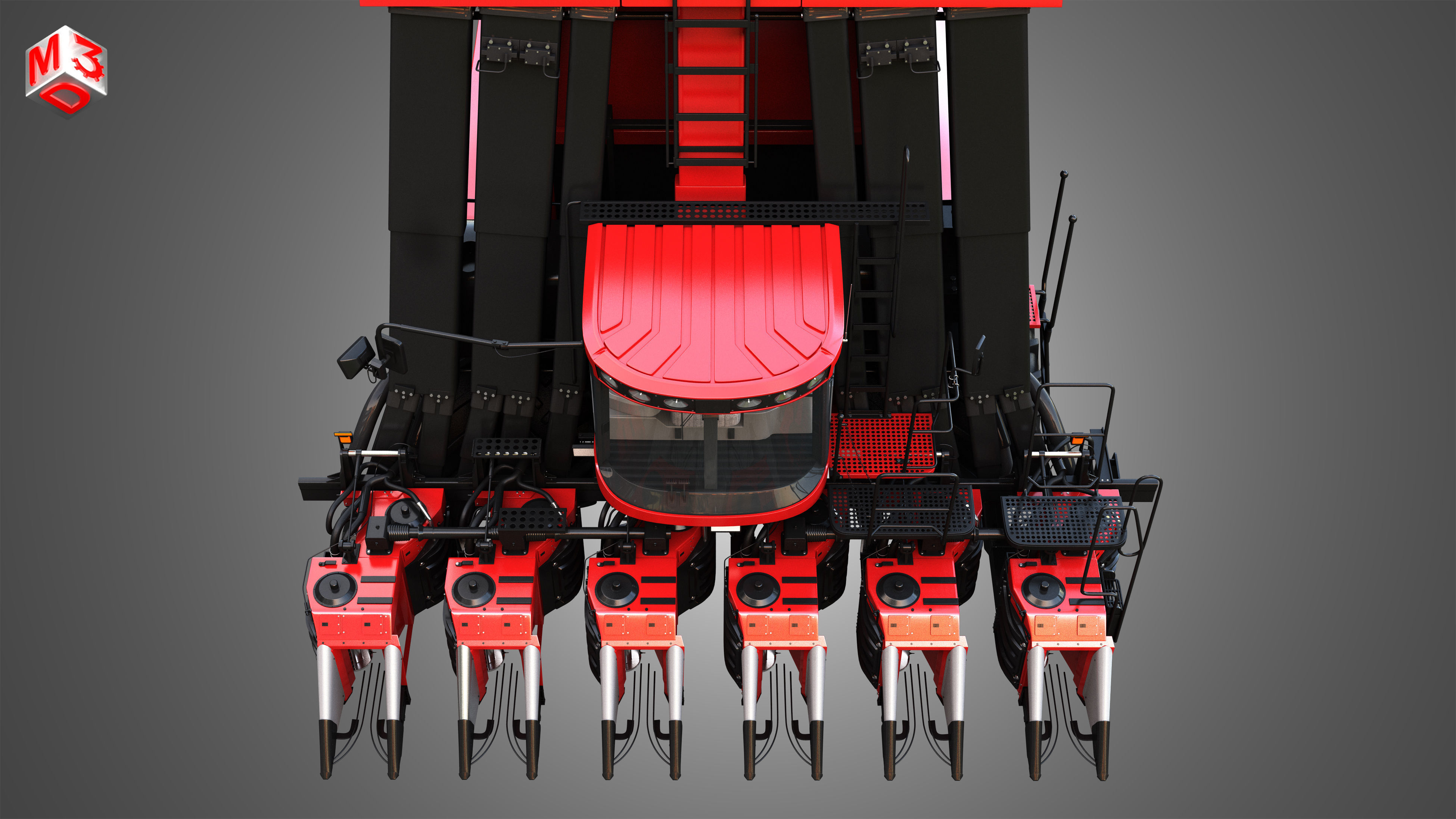 Module Express 635 - Cotton Picker 3D model | CGTrader