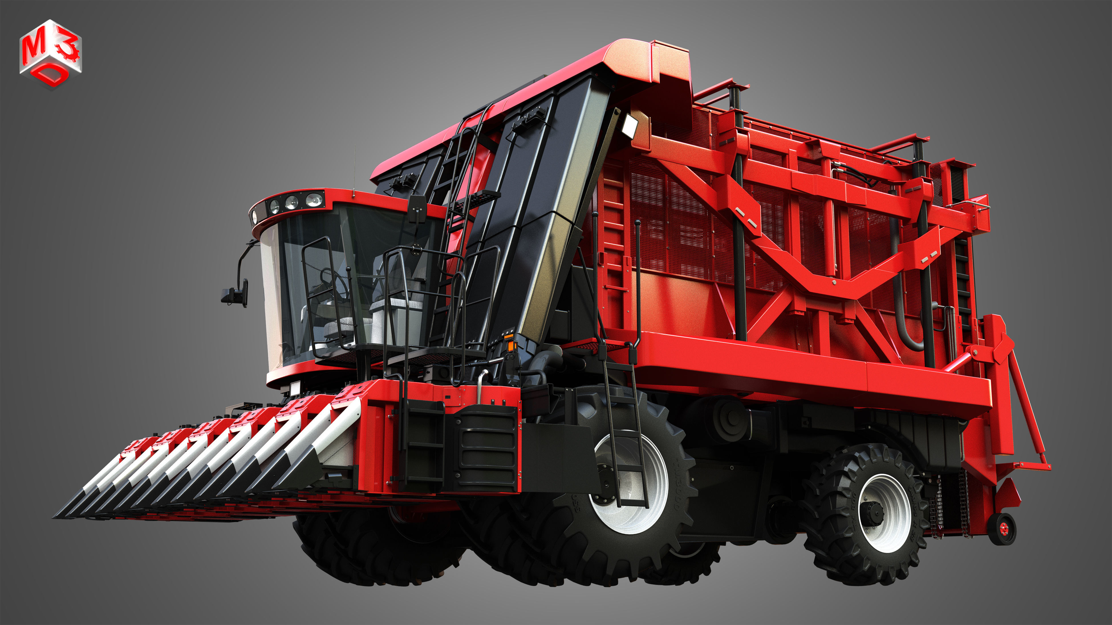 Module Express 635 - Cotton Picker 3D model | CGTrader