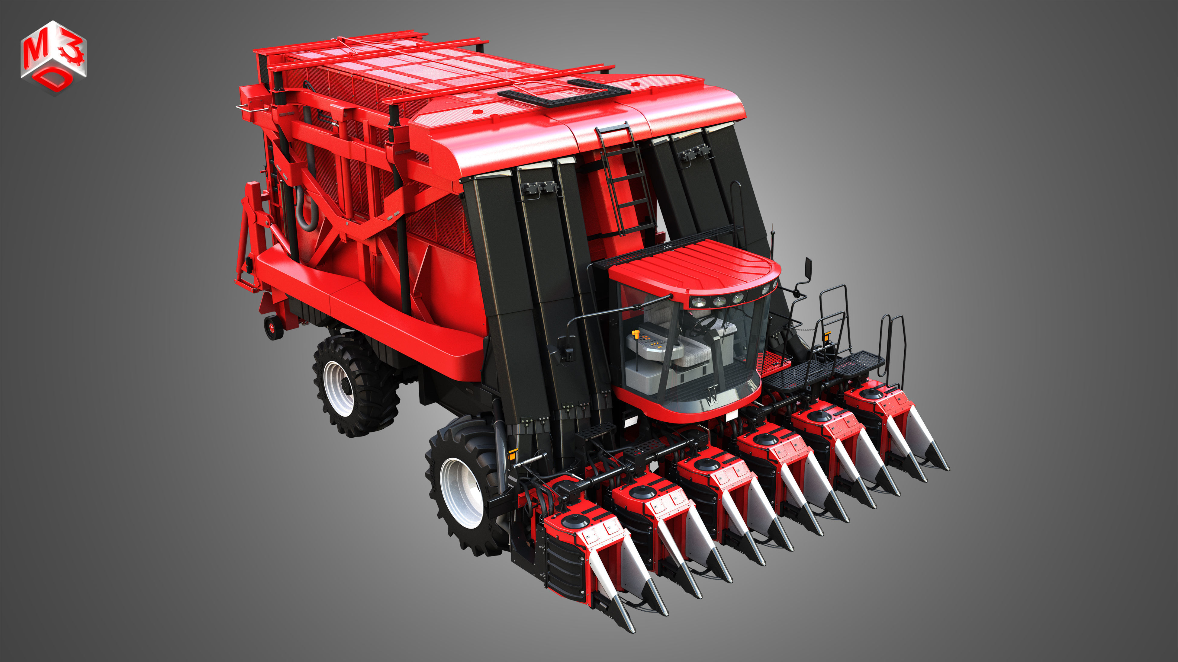 Module Express 635 - Cotton Picker 3D model | CGTrader