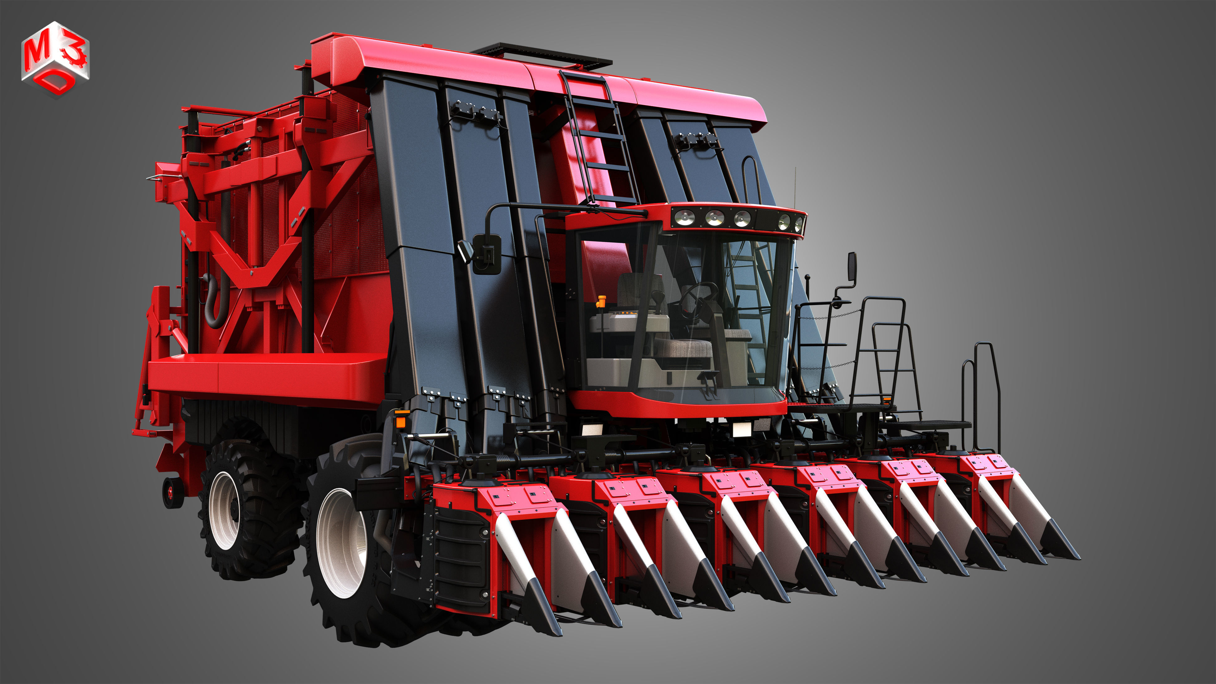 Module Express 635 - Cotton Picker 3D model | CGTrader