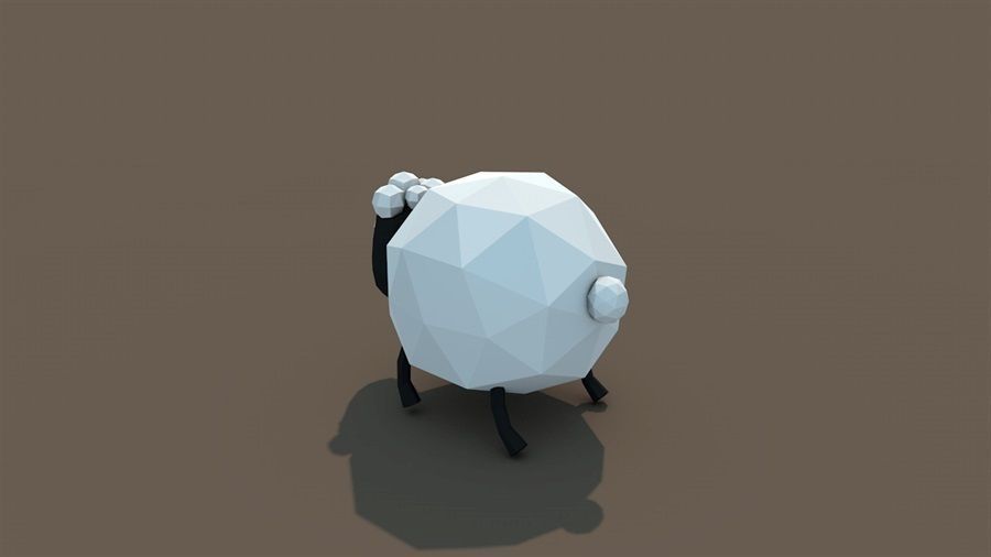 3D model Low Poly Sheep VR / AR / low-poly | CGTrader