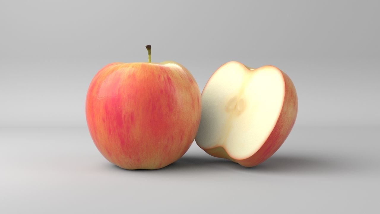 apple fruit free 3D model | CGTrader