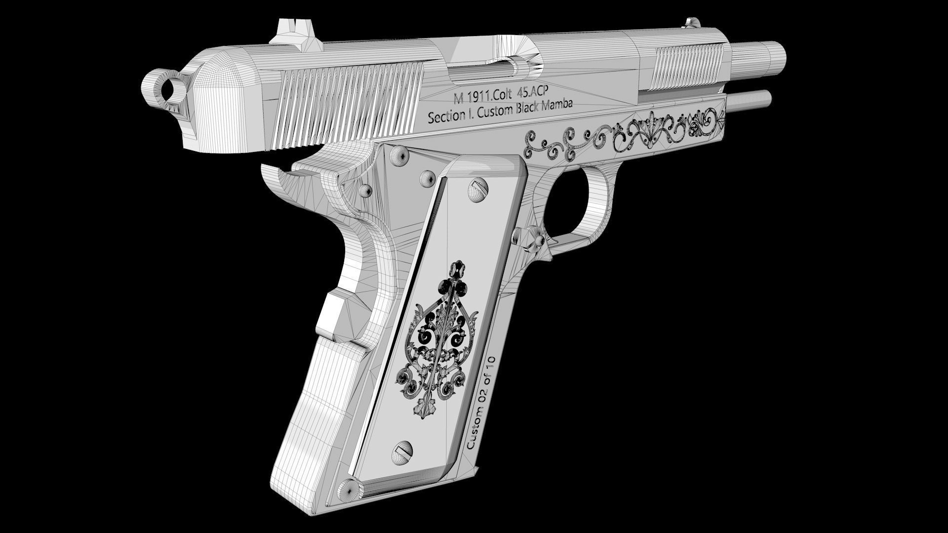 Colt 1911 Pistol 3D model | CGTrader