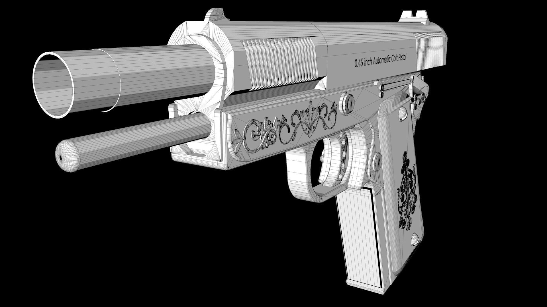 Colt 1911 Pistol 3D model | CGTrader