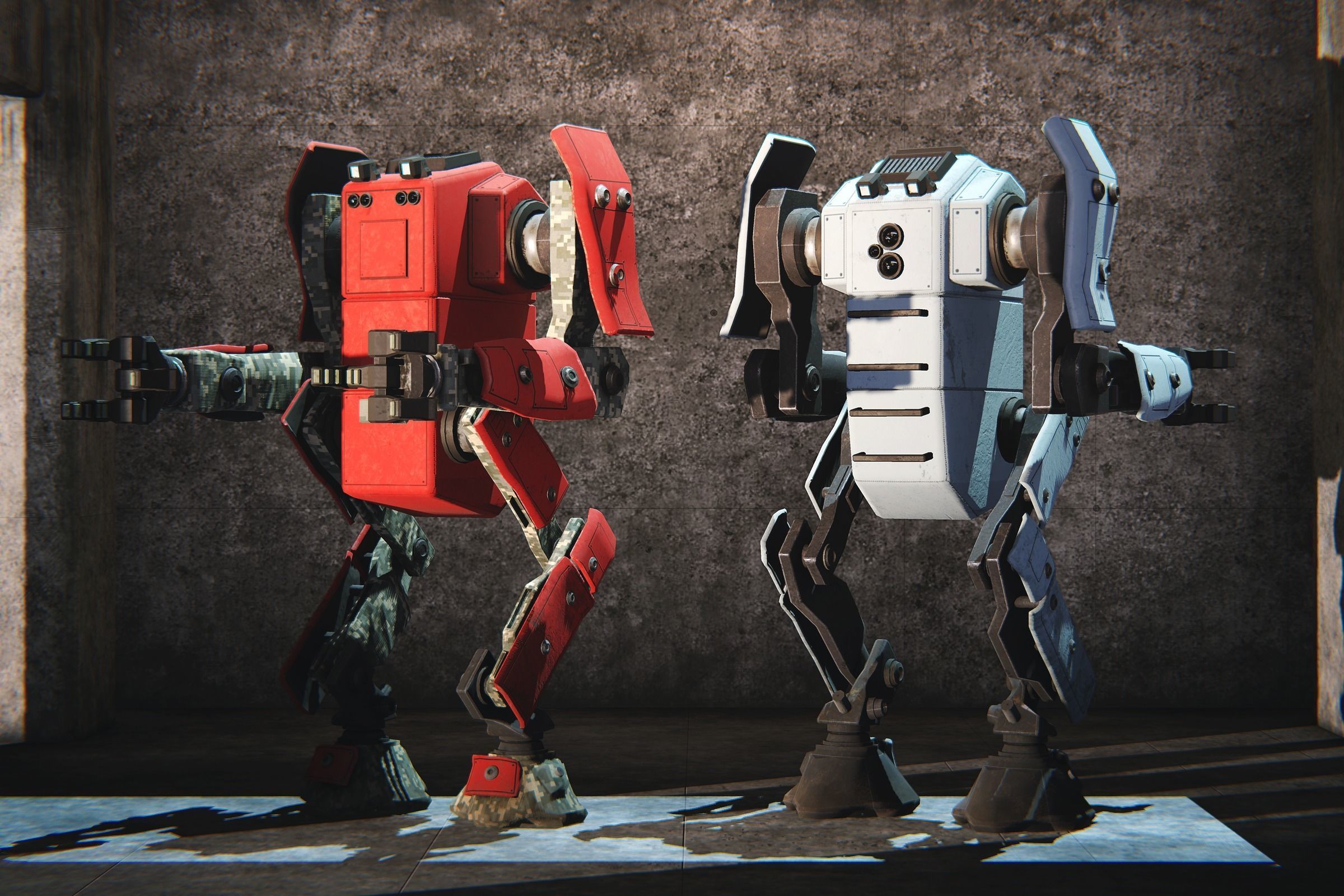 3D model Peacekeeper Robot VR / AR / low-poly | CGTrader