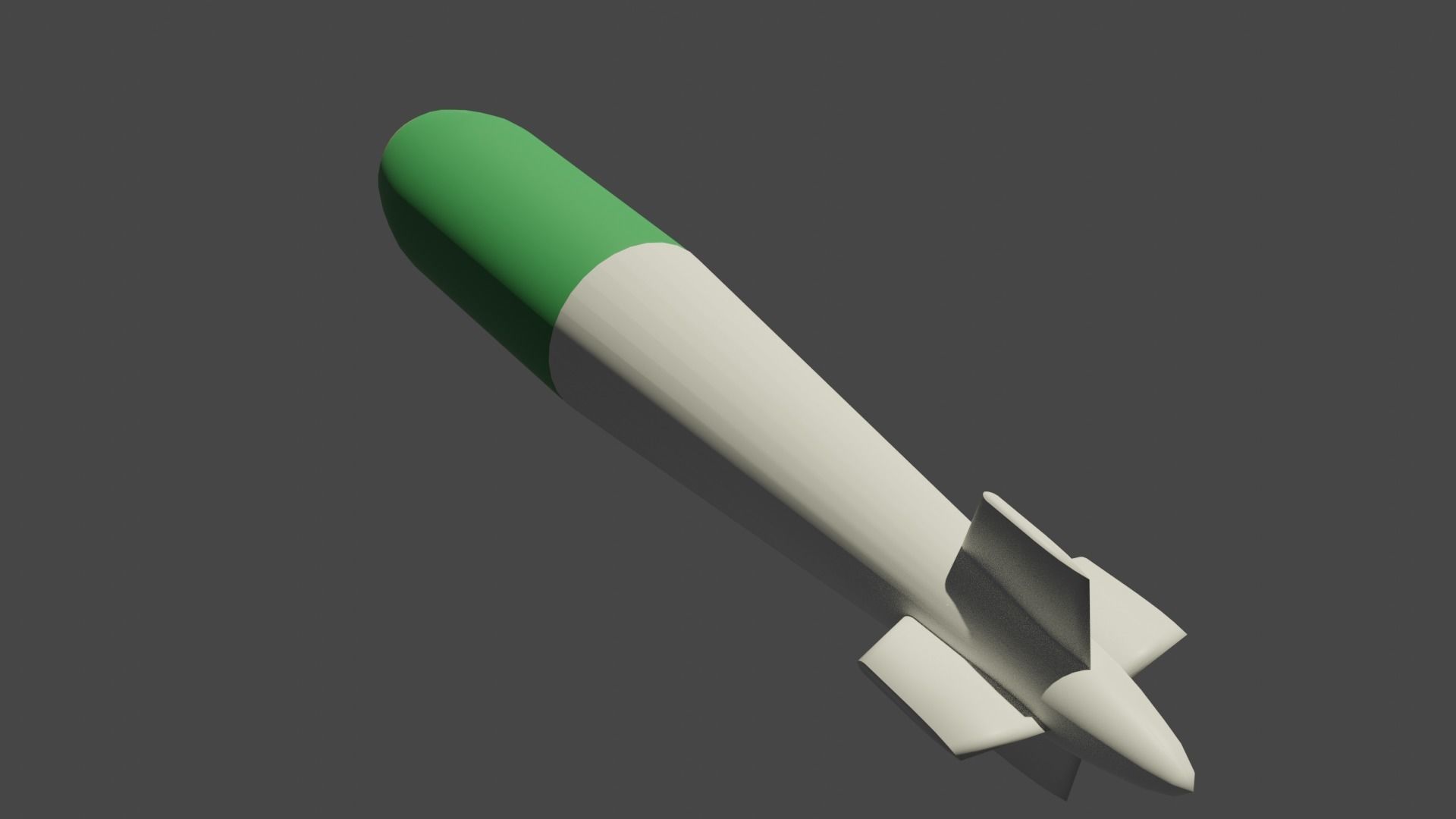 3D model British Explosive Ordnance DP 12000lb Tallboy bomb VR / AR ...