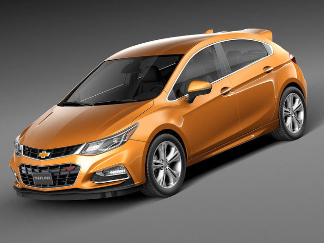Chevrolet Cruze RS hatchback 2016 3D model | CGTrader