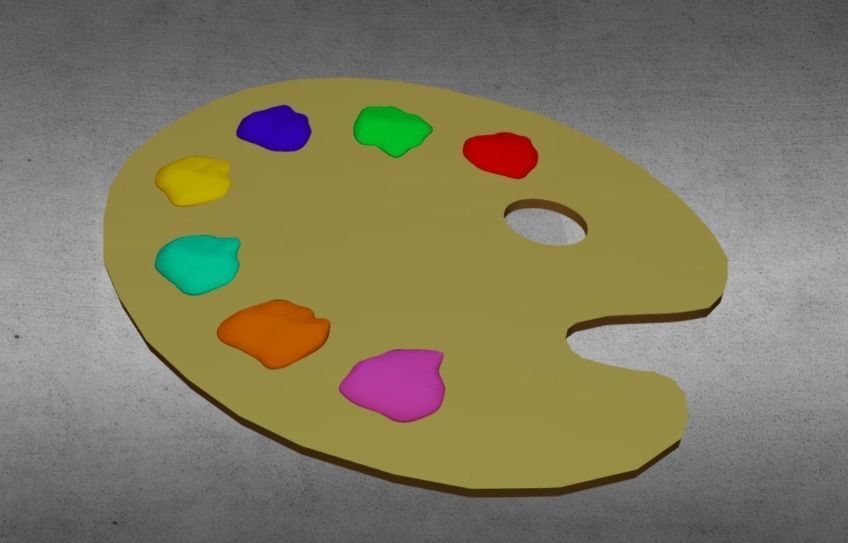 3D model Color Palette | CGTrader