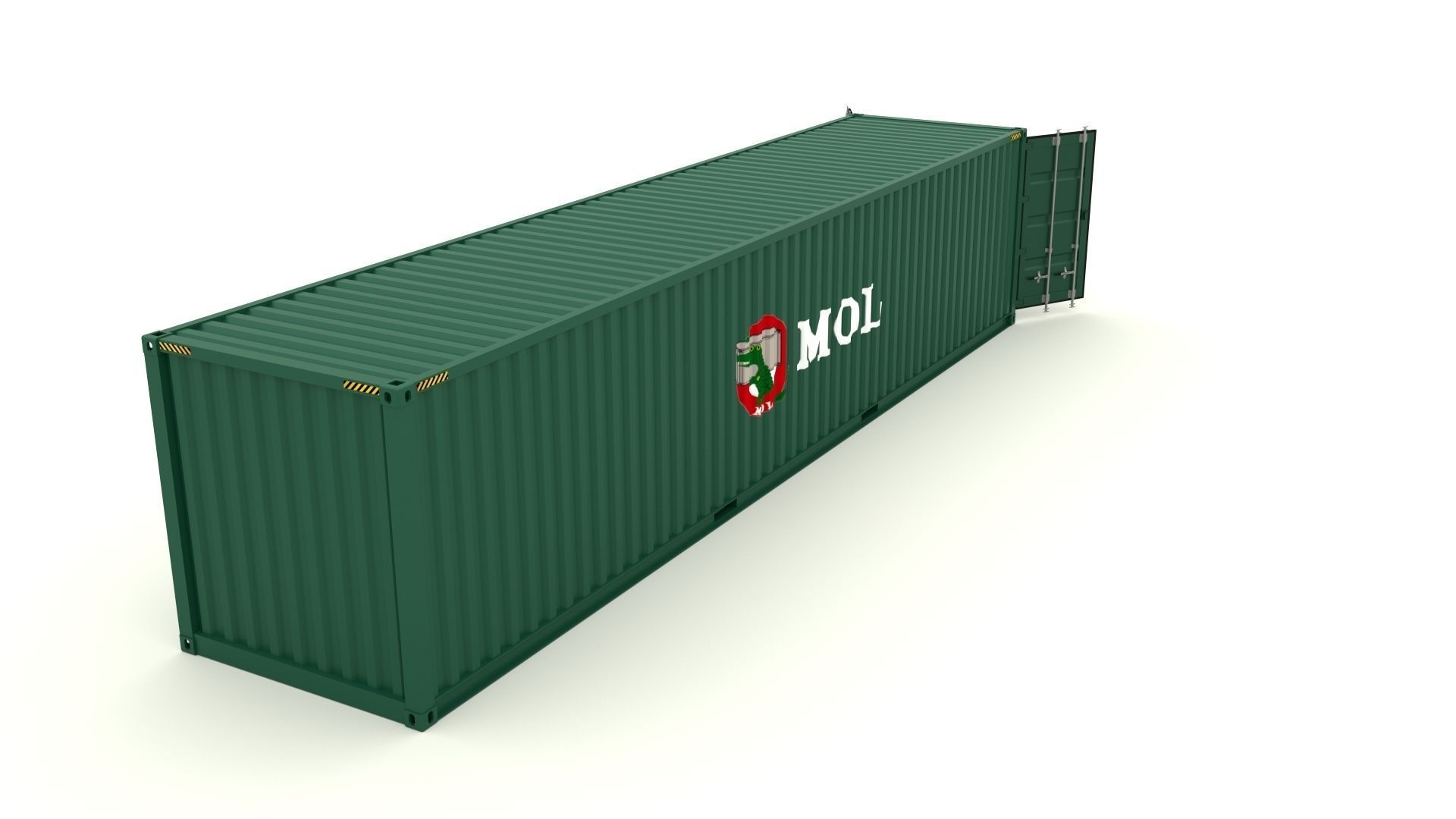 Shipping container MOL 3D model | CGTrader