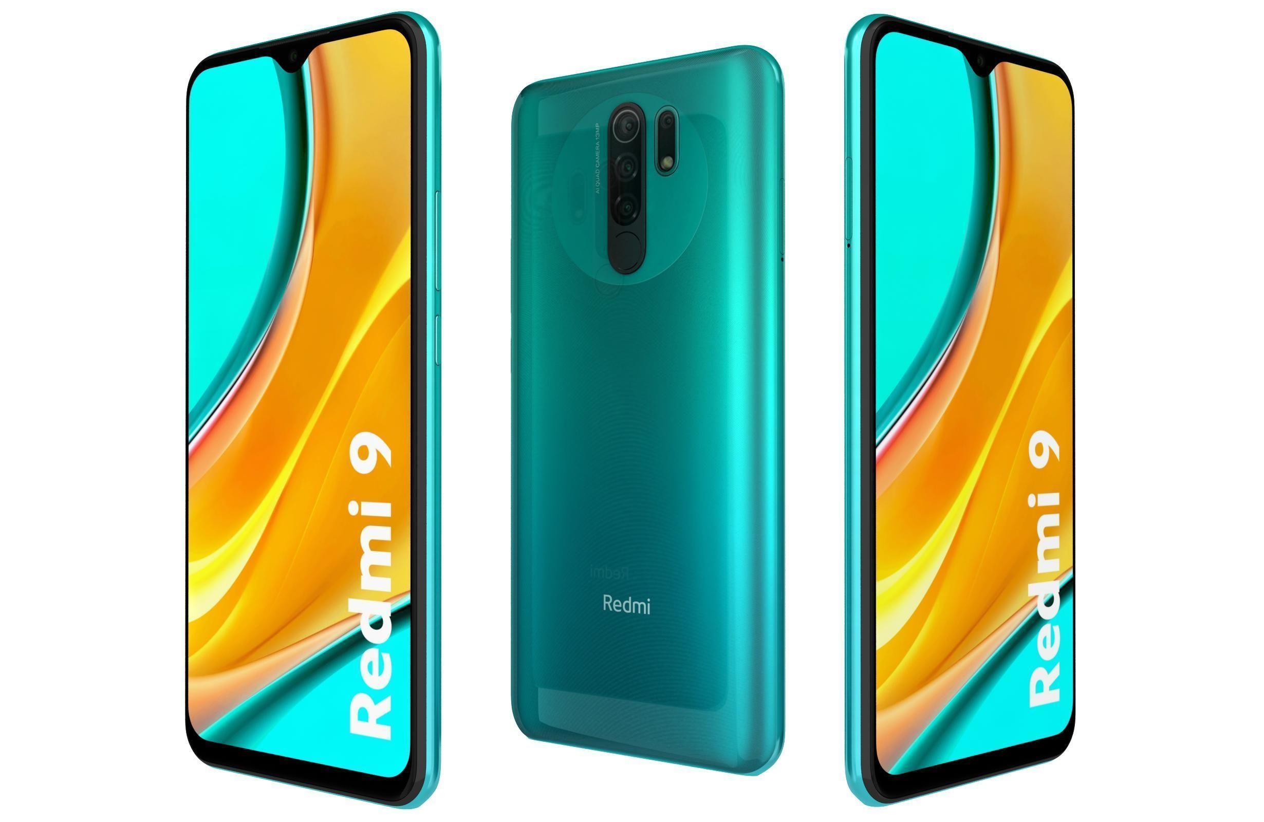 Xiaomi Redmi 9 All Colors 3D model | CGTrader