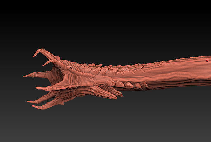 Tremors 5 African graboid tungue snake 3D model | CGTrader