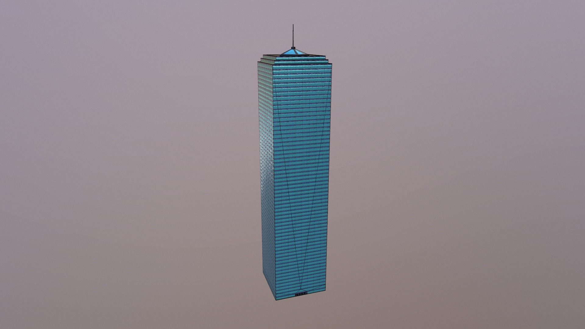 3D model 64 Storey Skyscraper VR / AR / low-poly | CGTrader