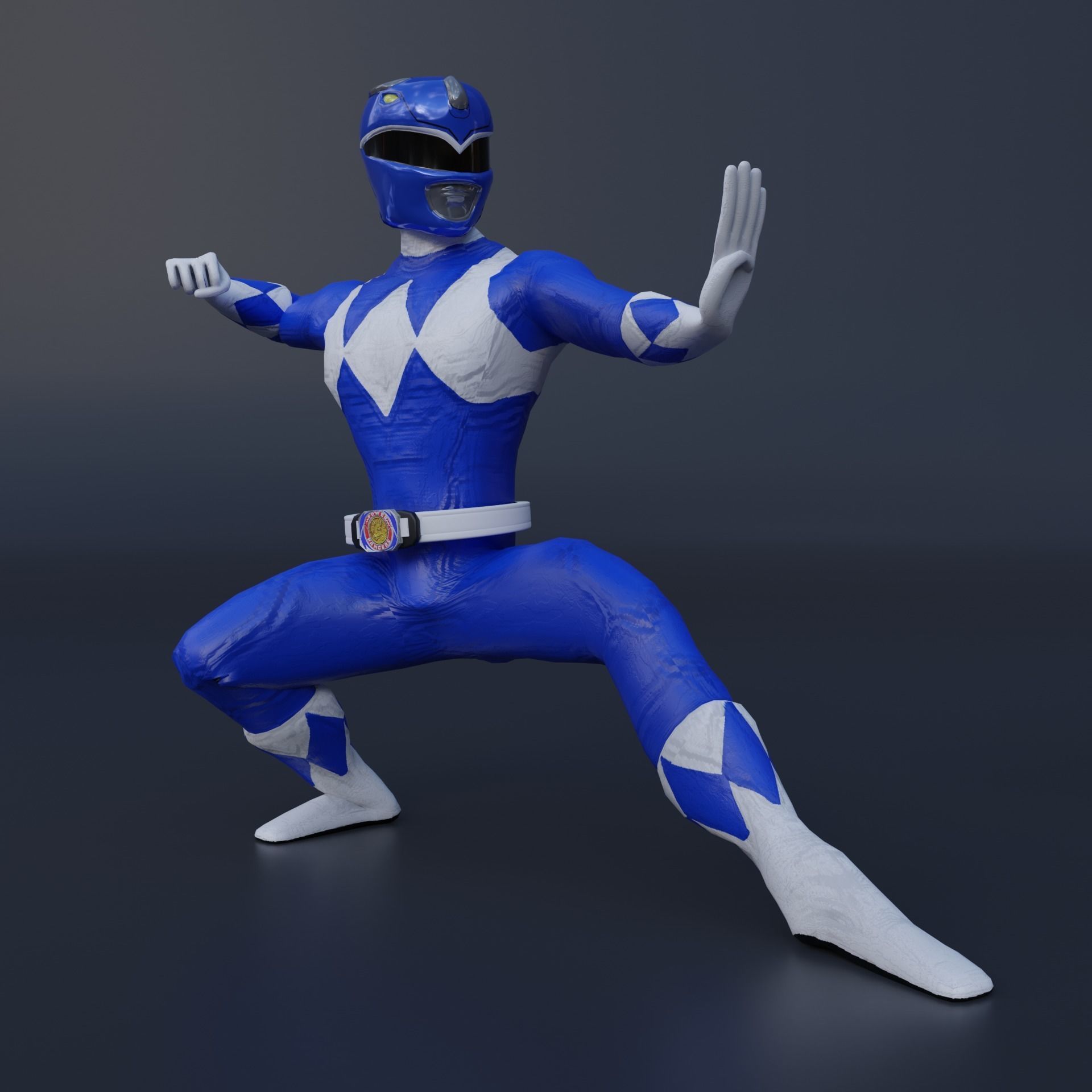 Power Rangers 3D model rigged | CGTrader