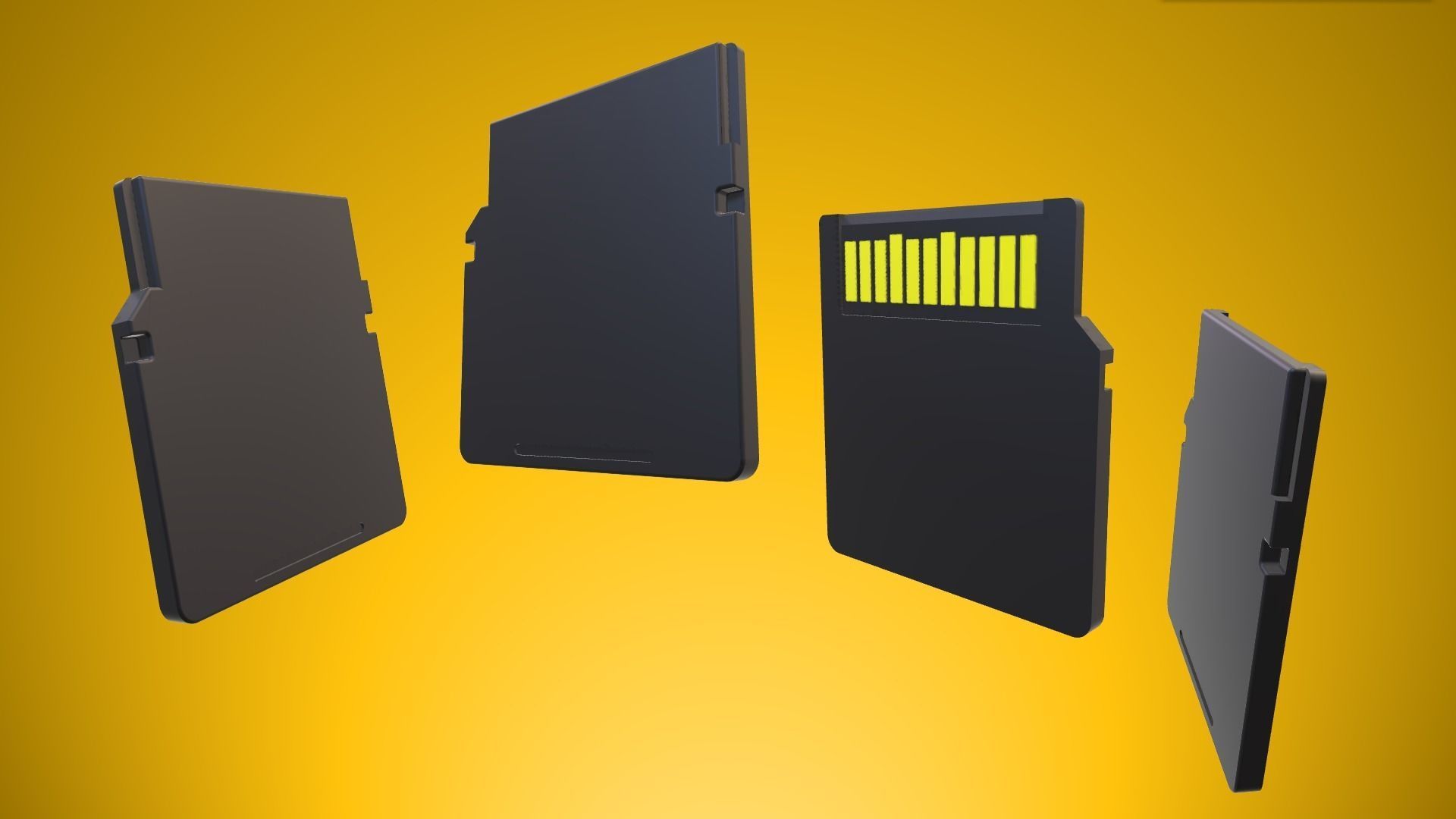 3D model Legacy miniSD Card memory card | CGTrader