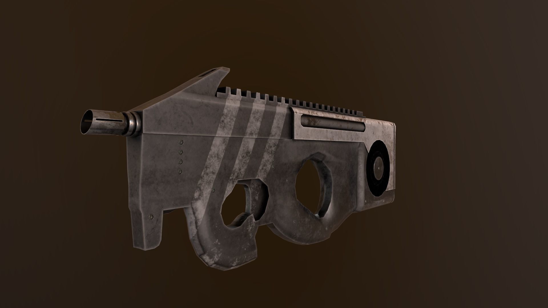 3D model Sci-Fi P90 VR / AR / low-poly | CGTrader