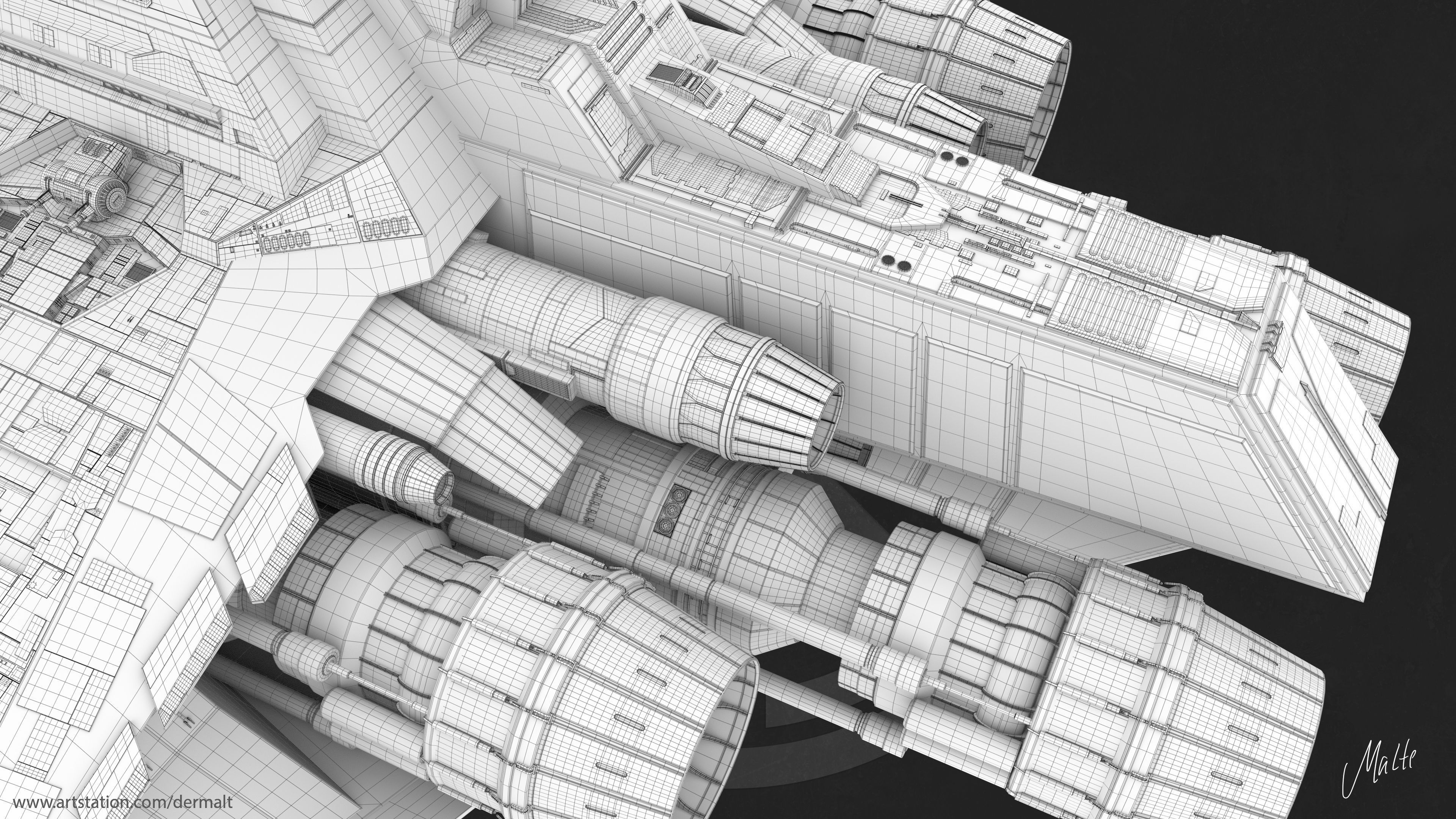 Venator-class Star Destroyer free 3D model rigged | CGTrader