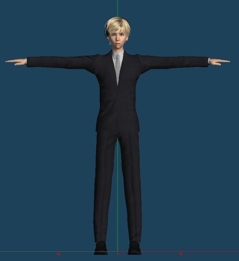 Unity Humanoid Model Male 010 free 3D model animated rigged | CGTrader