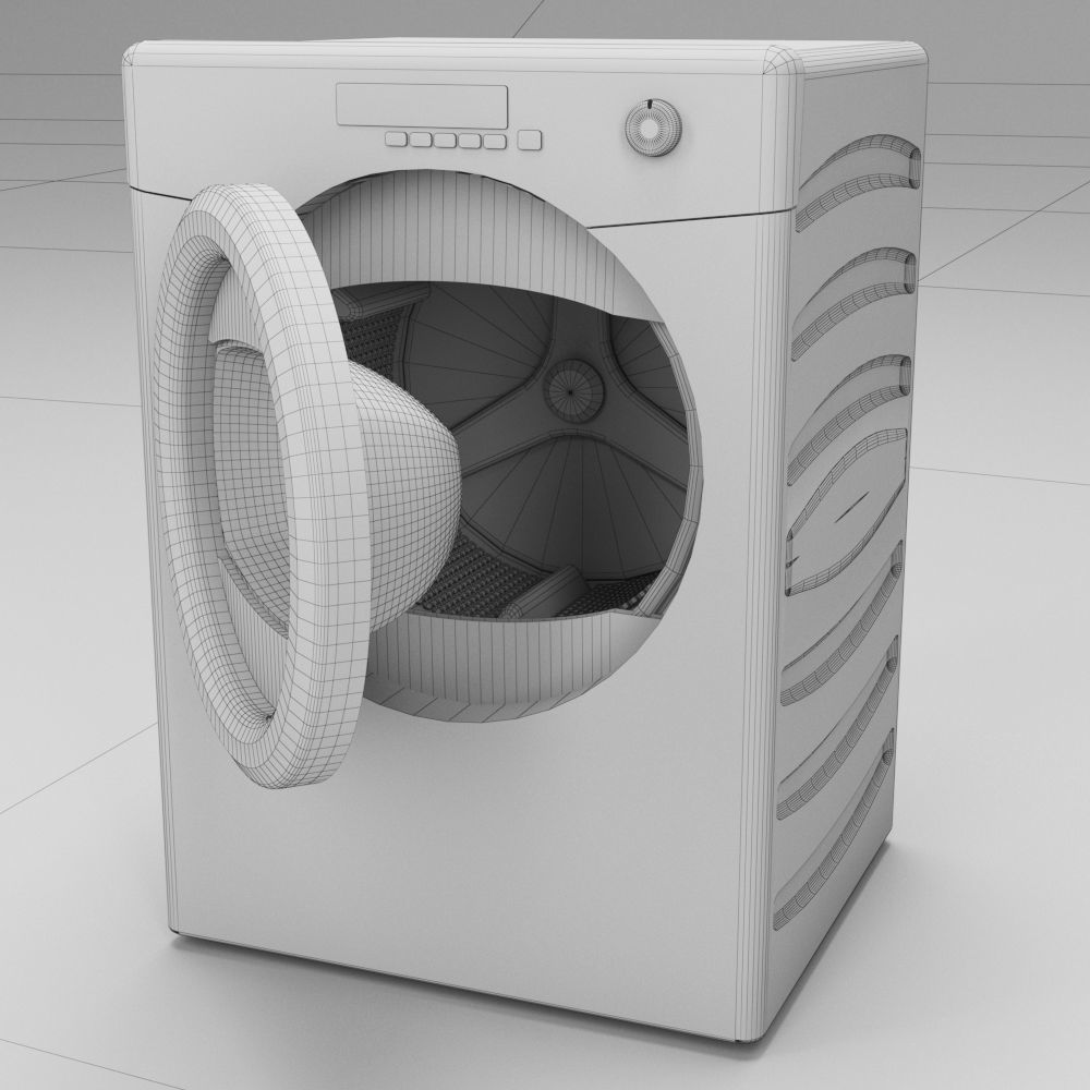 washing machine 3D model | CGTrader