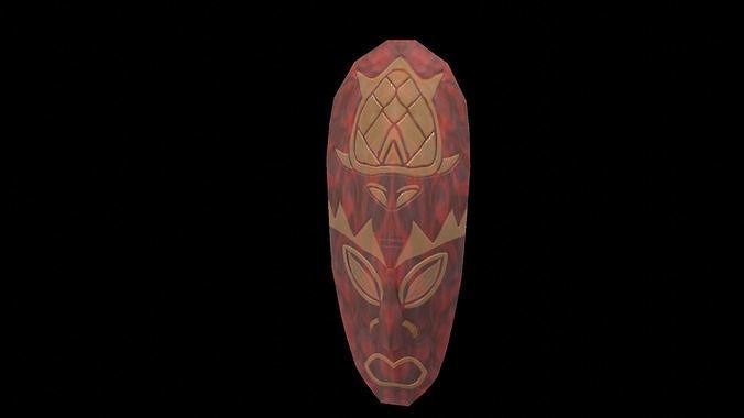 african-mask-turtle free VR / AR / low-poly 3D model | CGTrader