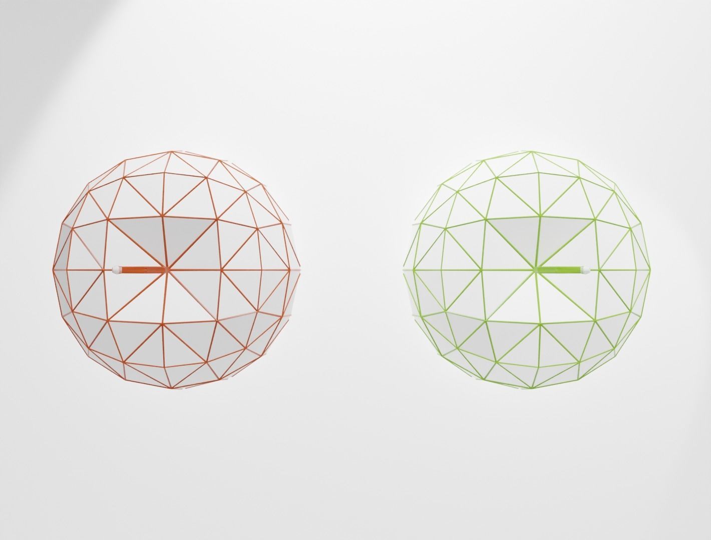 Low-poly apples apple and orange apple free VR / AR / low-poly 3D model ...