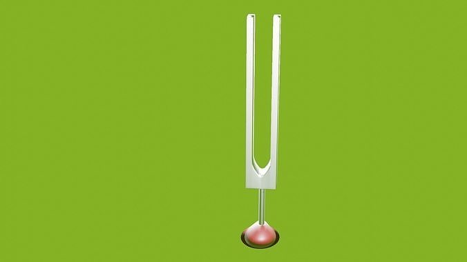 Tuning fork free 3D model | CGTrader