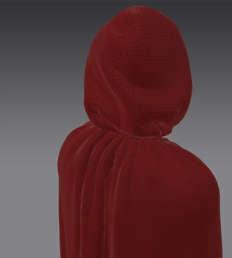 3D model medieval cape VR / AR / low-poly | CGTrader