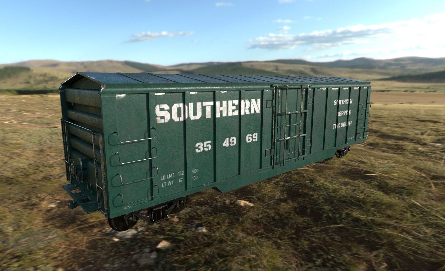 3D model Train Box car Low-poly 3D model VR / AR / low-poly | CGTrader