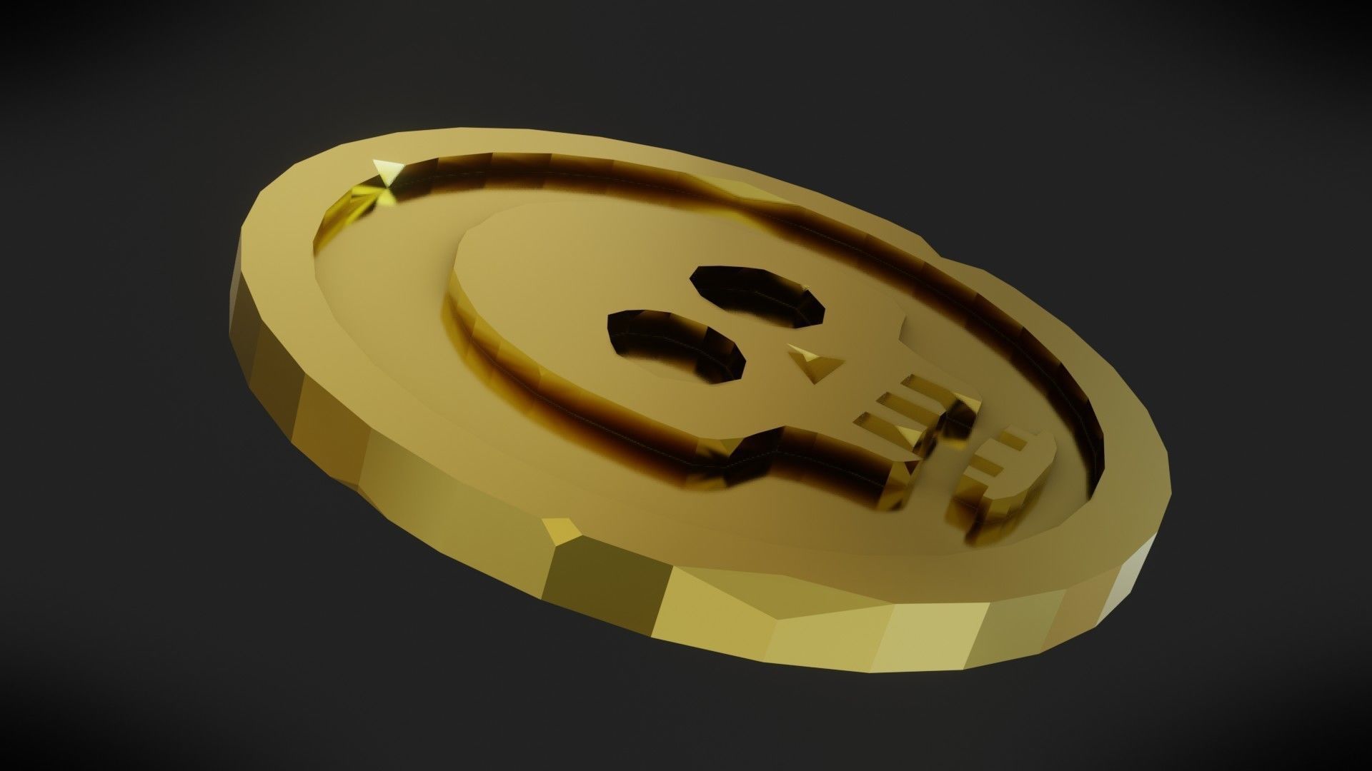 3D model Pirate Doubloon VR / AR / low-poly | CGTrader