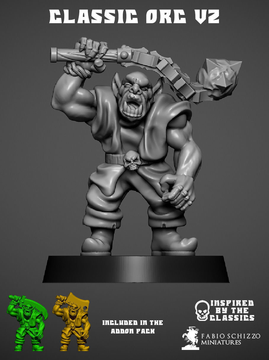 Dungeon Classic Orks 3D printable model | CGTrader