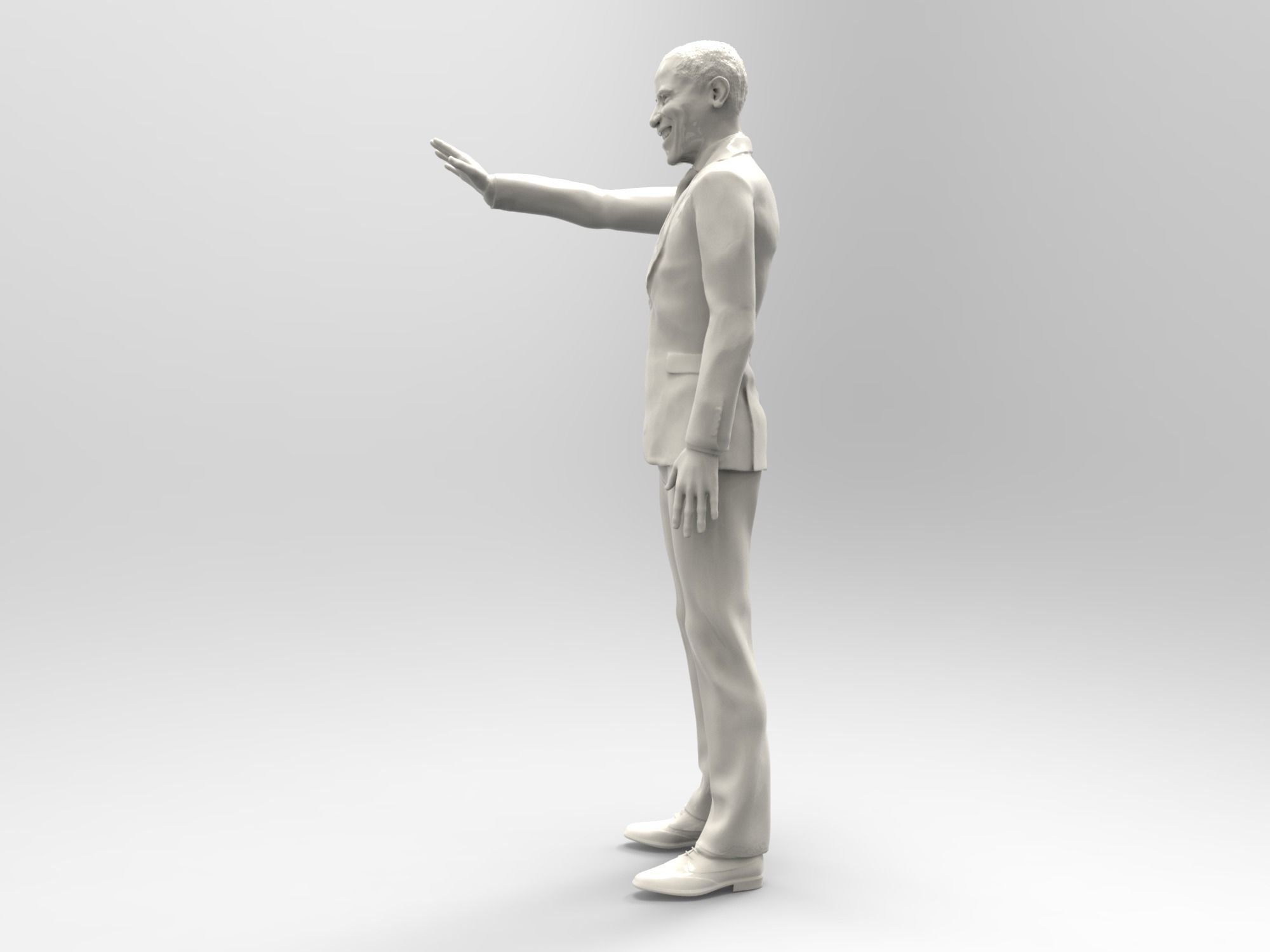 Barack Hussein Obama 3D model 3D printable | CGTrader