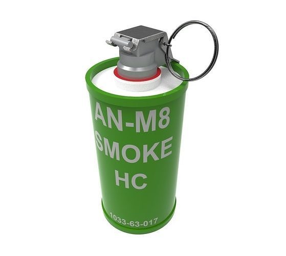 M18 Smoke Grenade Dimensions