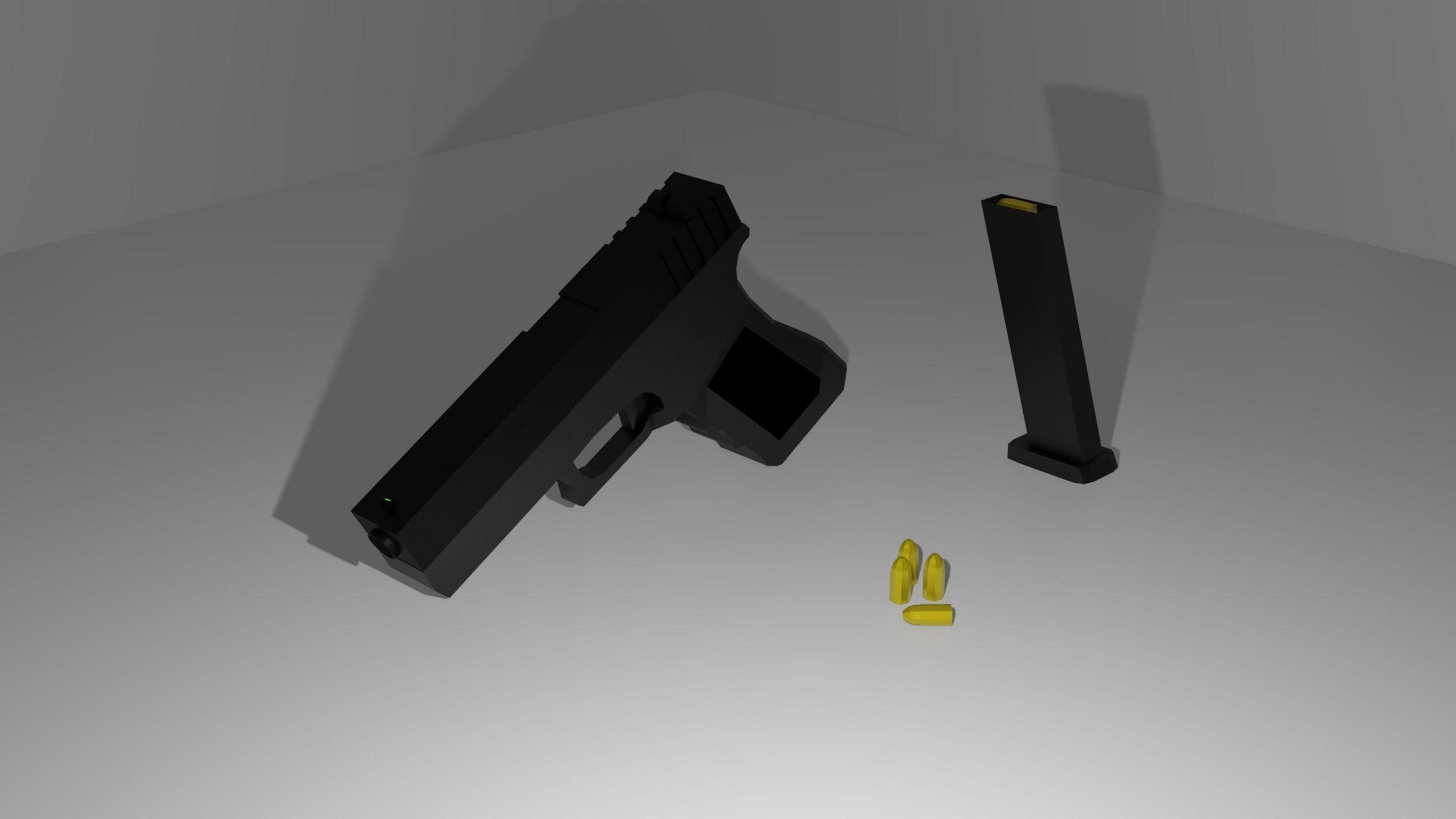 Free Low poly Glock 18 free VR / AR / low-poly 3D model | CGTrader