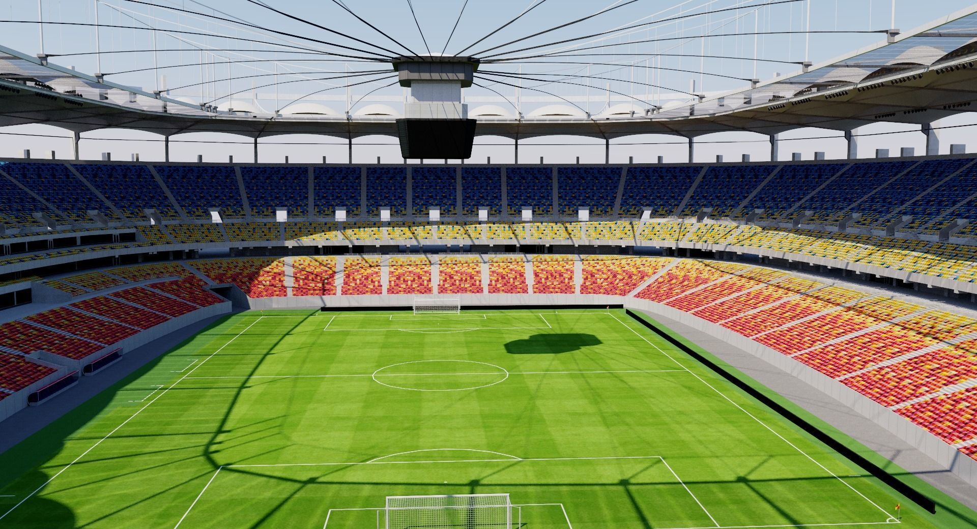 Romania National Arena - Bucharest 3D model | CGTrader