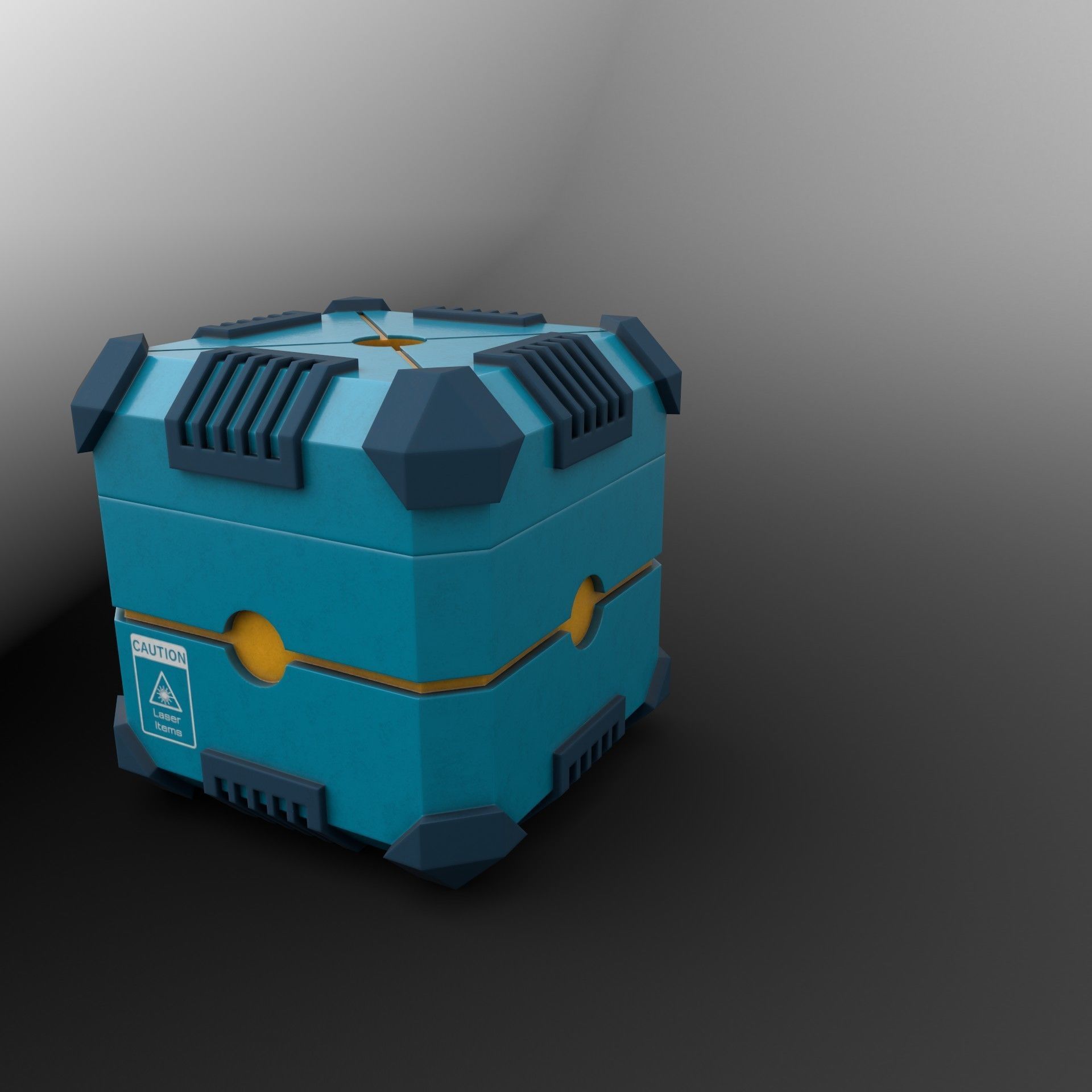 Sci-Fi Animated Lootbox Type3 3D model | CGTrader