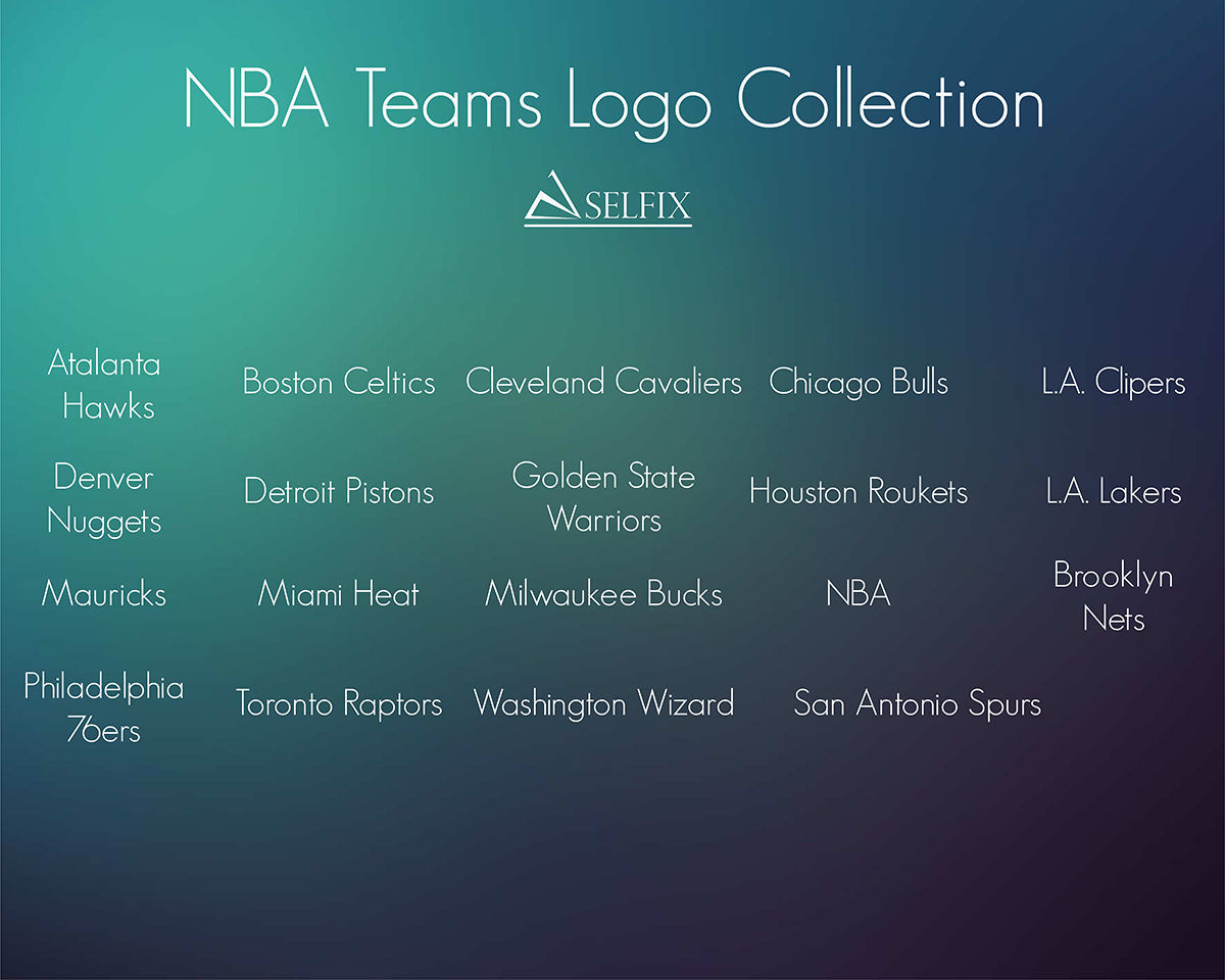 NBA Teams logo collection | CGTrader