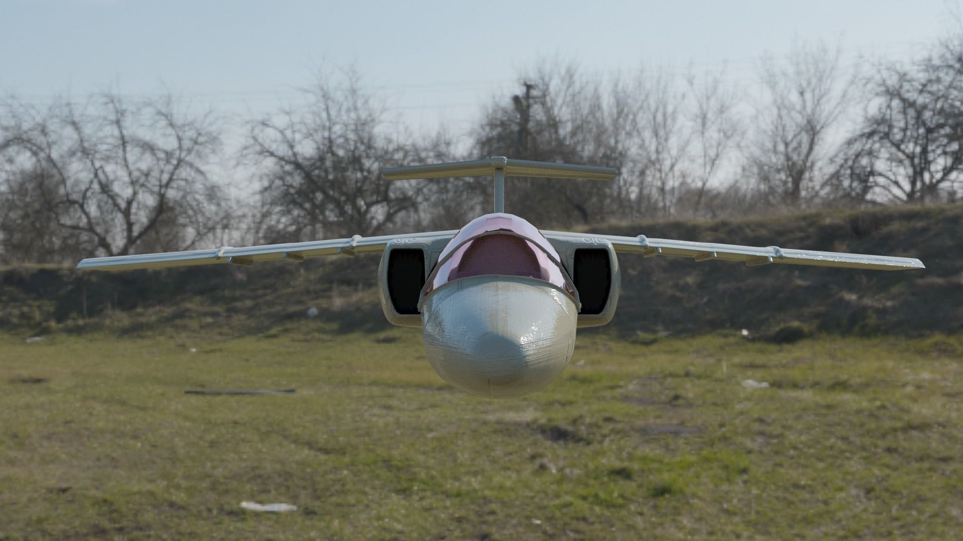 SAAB 105 AE airplane model free 3D model | CGTrader