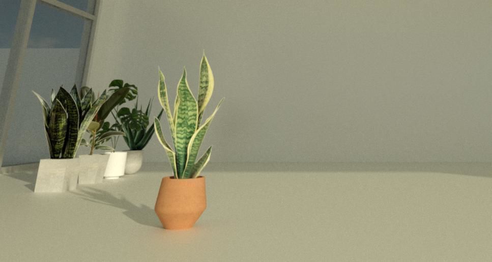 realistic revit plant family 3D model | CGTrader