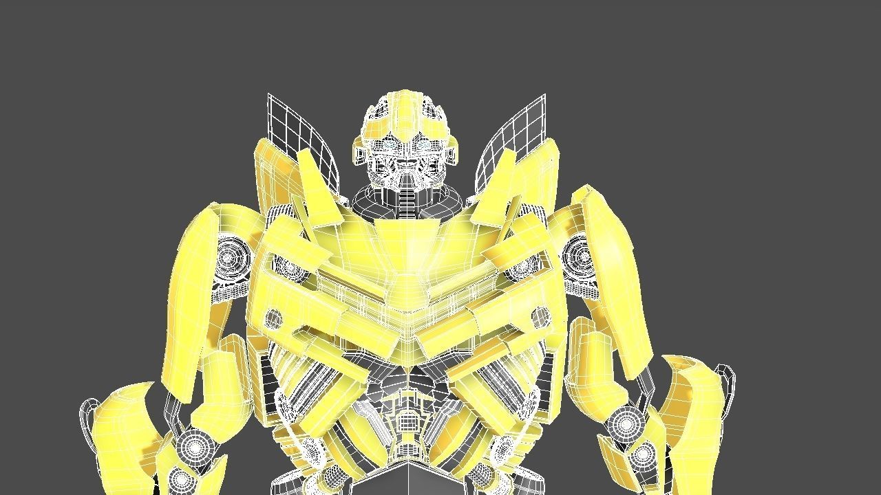 3D model Bumblebee robot VR / AR / low-poly | CGTrader