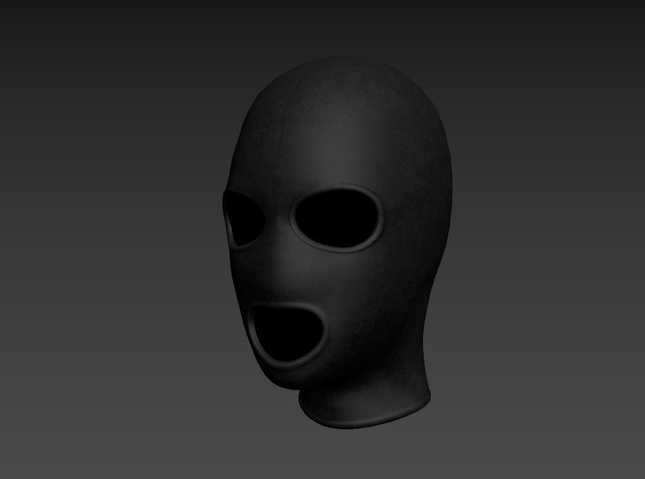 Leather Balaclava 3D model | CGTrader