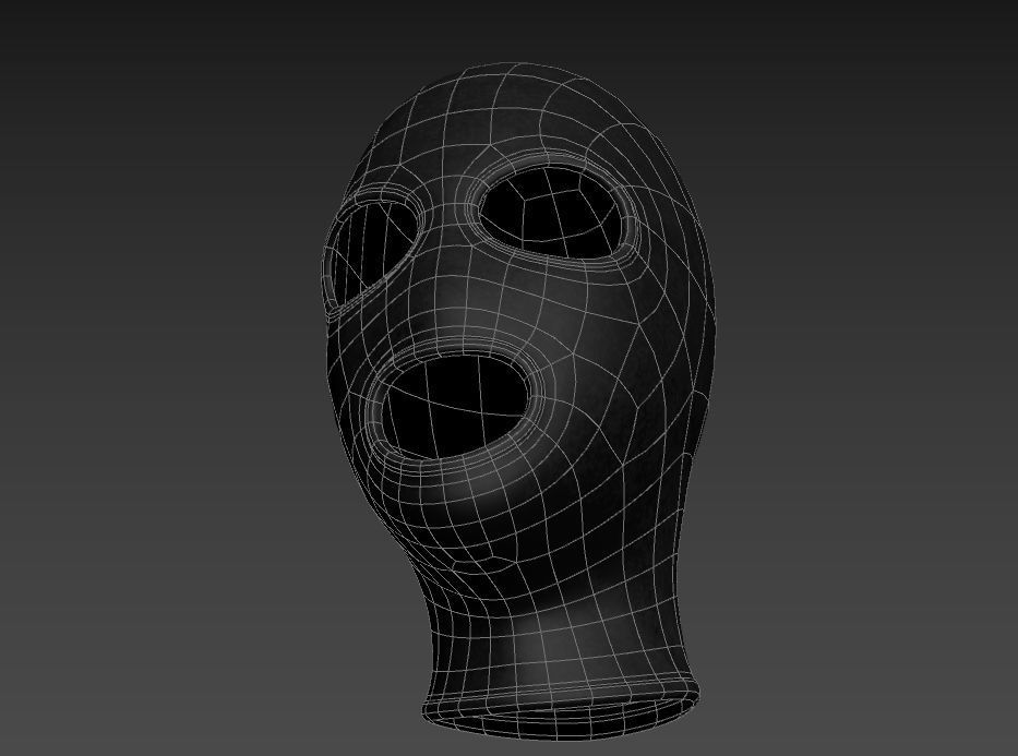Leather Balaclava 3D model | CGTrader