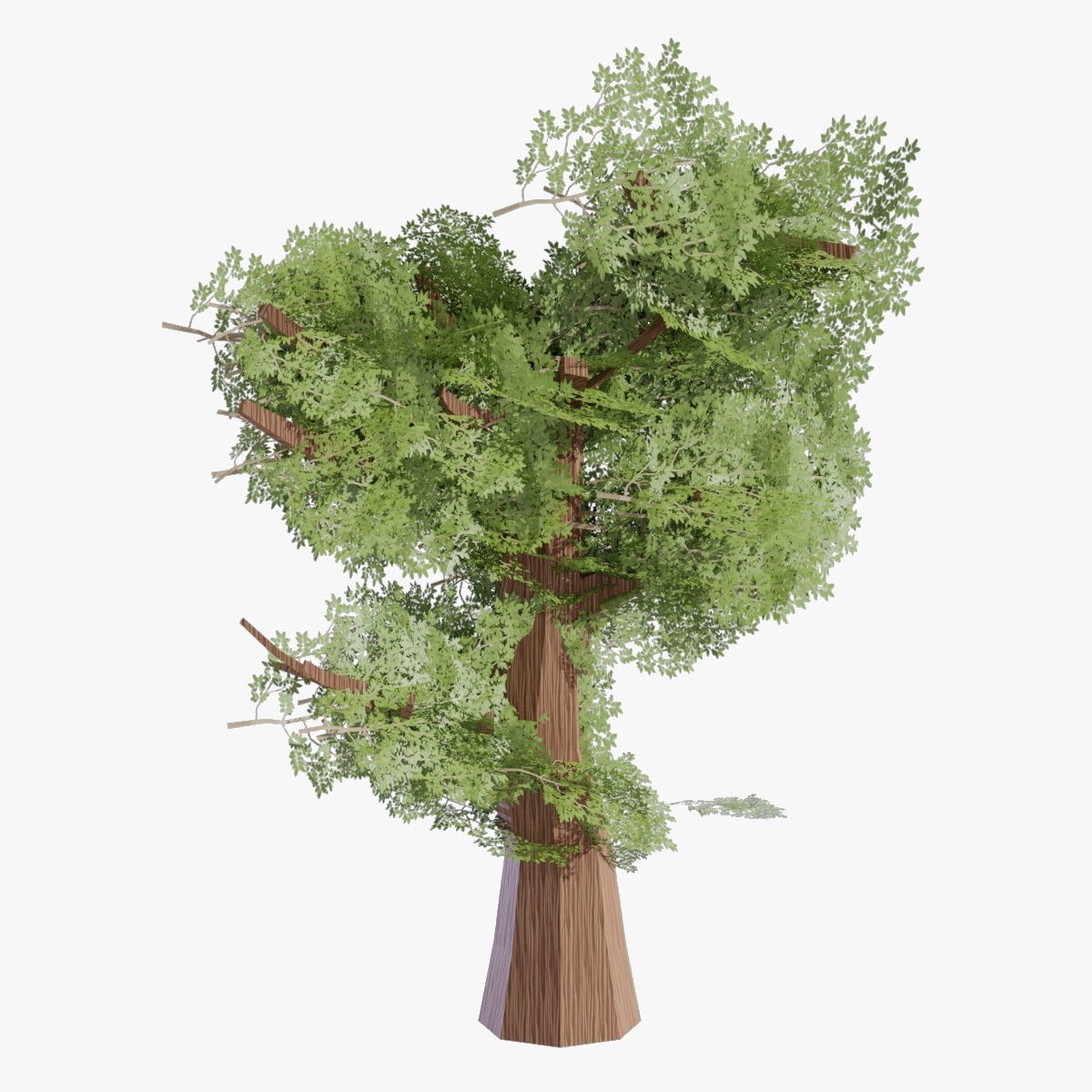 Variation 1 - Low Poly Big Tree 3D model | CGTrader
