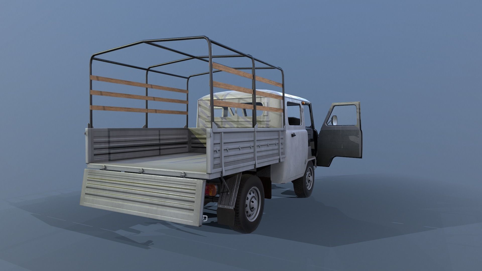 3D model UAZ 39094 Farmer VR / AR / low-poly animated | CGTrader