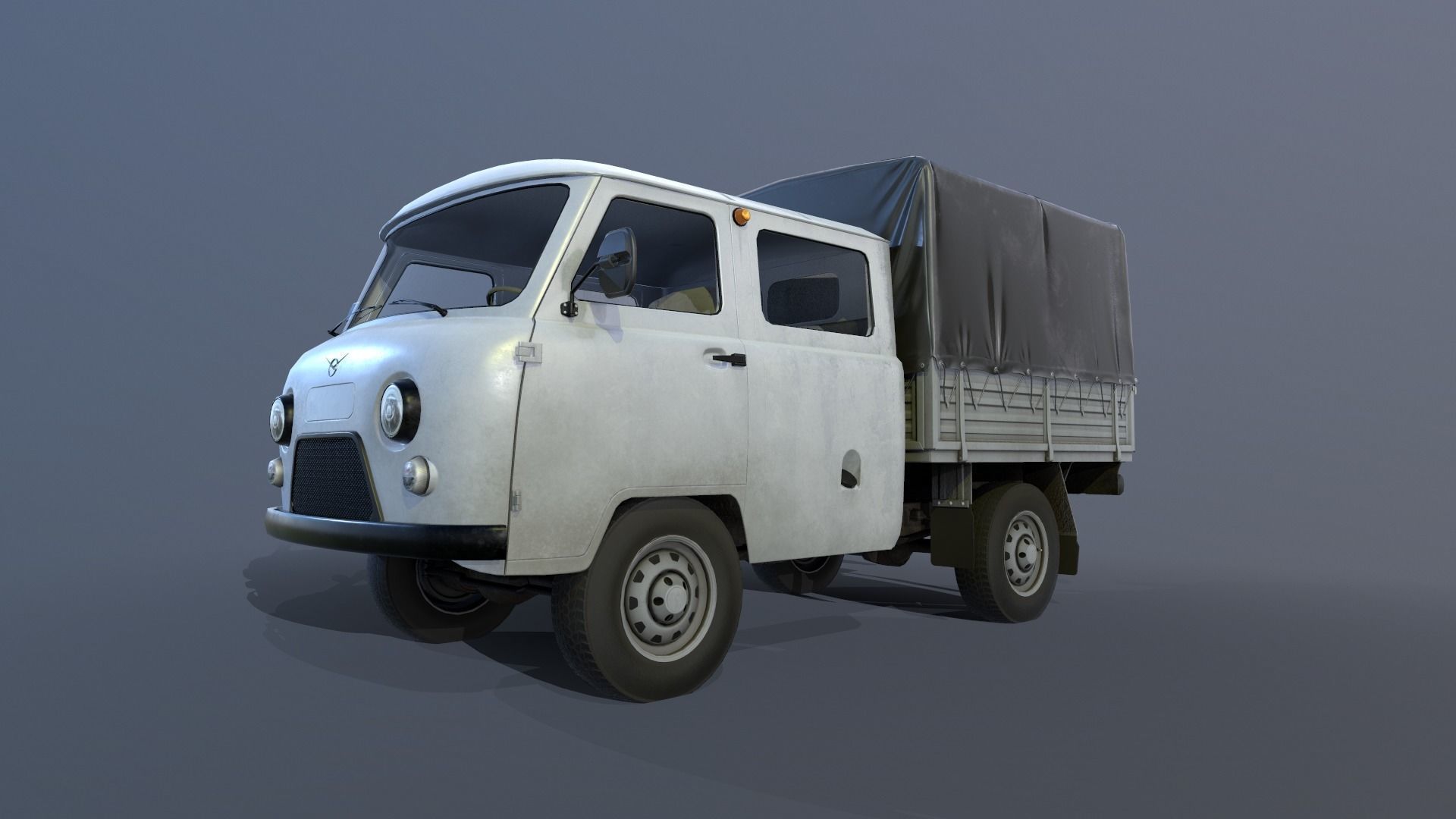 3D model UAZ 39094 Farmer VR / AR / low-poly animated | CGTrader