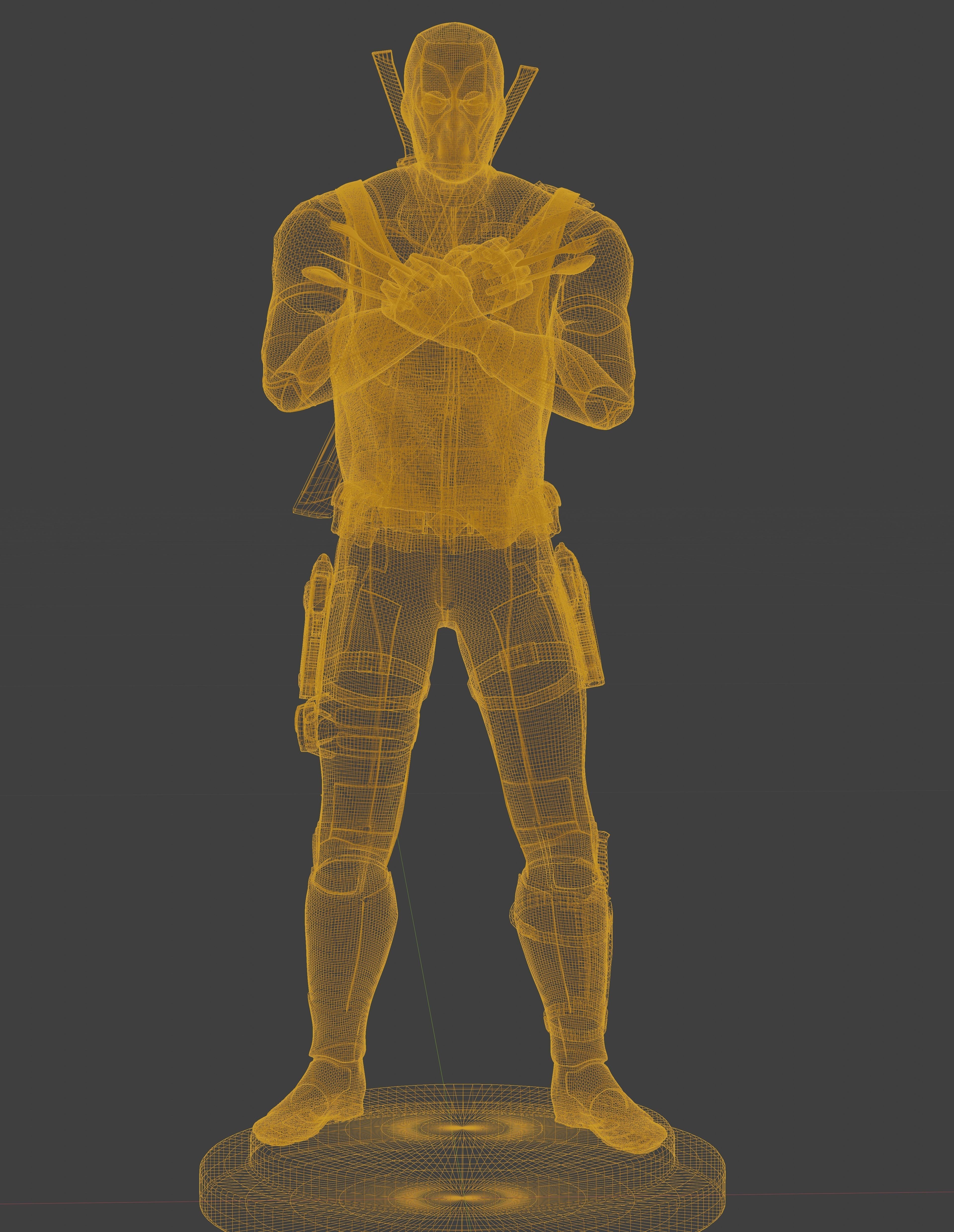 DeadPool wolverine 3D model 3D printable | CGTrader