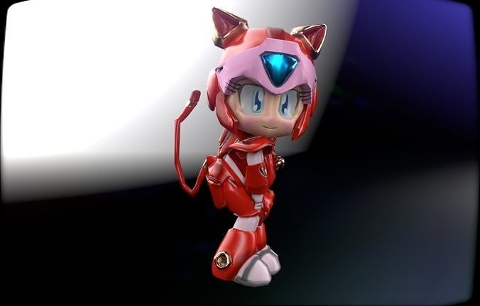 3D model Pururun aka Polly Esther VR / AR / low-poly | CGTrader