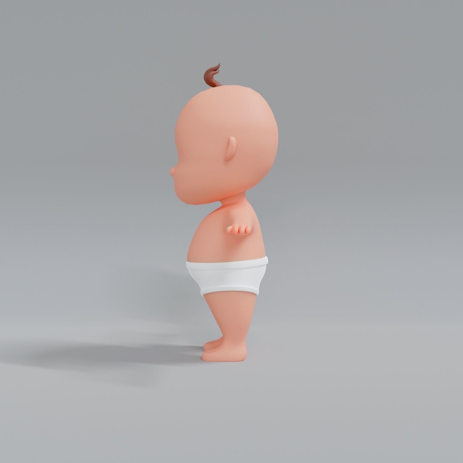 3D model Low Poly Baby Child Character VR / AR / low-poly | CGTrader
