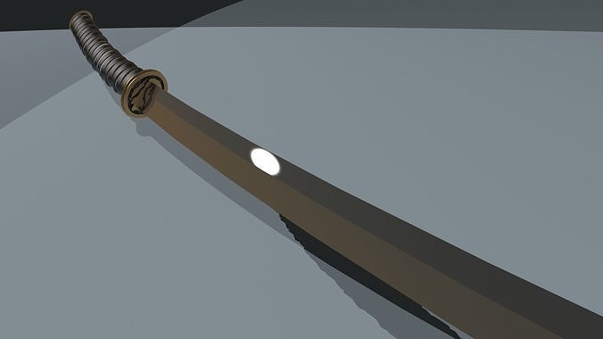Katana samurai sword 3D model | CGTrader