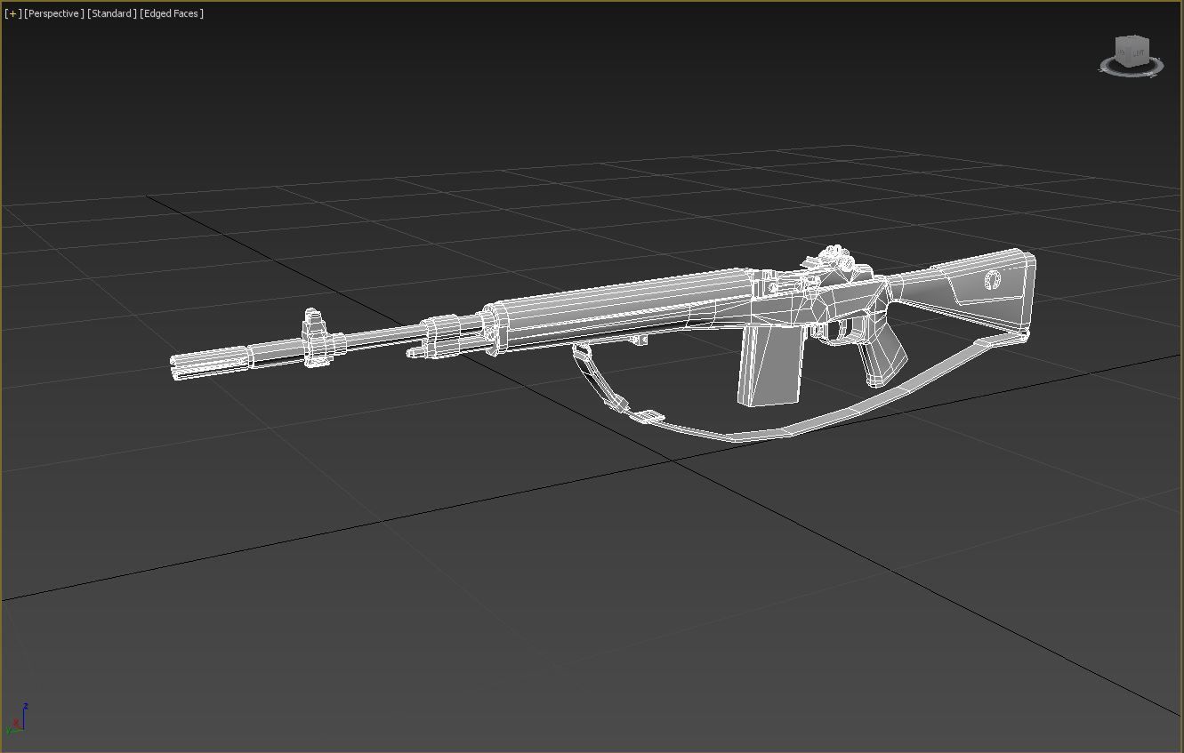 3D model M14 Rifle VR / AR / low-poly | CGTrader